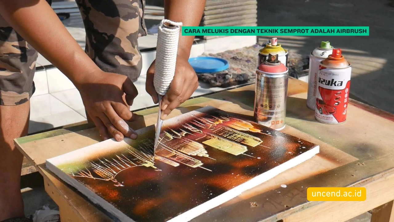 Cara Melukis dengan Teknik Semprot Adalah Airbrush - Universitas ...